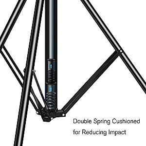 Emart Triple Crossbar 10 ft Wide 8.5 ft Height Backdrop Stand, Photo Video Studio Heavy Duty Adjustable Photography Muslin Background Support System Kit - 3 in 1 Multi Backdrop Stand