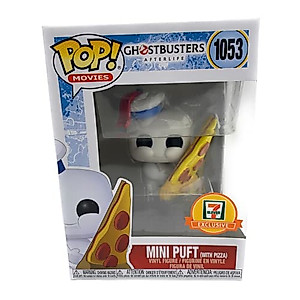 Funko POP! Ghostbuster Afterlife 7/11 Exclusive Mini Puft (w/ Pizza) #1053 - Free Acrylic Case