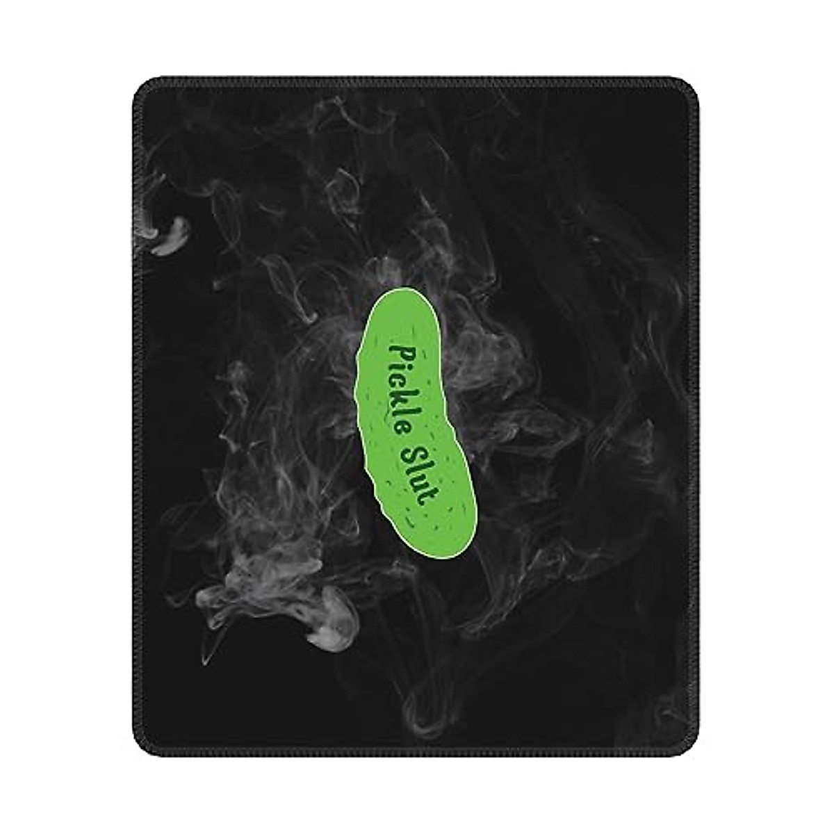 Mouse Pad Anti-Slip Waterproof Mousepad for Computer Laptop Office Pickle Slut Logo Home 10x12in