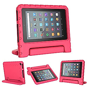 Merocab Kids Case for Fire HD 7 9th 7th 5th Generation 2019 2017 2015 Release, Fire HD 7 2019 2017 2015 Lightweight Shockproof Handle Stand Kids Case Cover for HD 7 9th 7th 5th