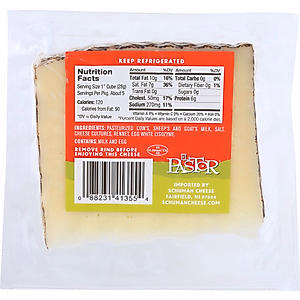 El pastor Iberico Cheese - Blended Cow's Sheep's Goat's Milk Cheese Aged for 6 Months 5.3 oz