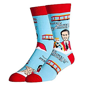 ooohyeah Men's Mr. Rogers Crew Sock (Good Day)