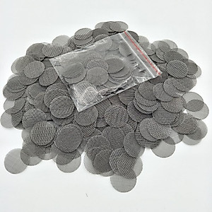 100pcs Faucet Screen Replacement Faucet Aerator Screen Faucet Aerator Stainless Steel 3/4" (0.75"/19.05mm)