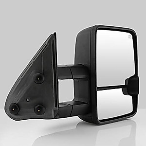 AKKON - For 03-06 Chevy Silverado Suburban Tahoe GMC Sierra Yukon Pickup Truck Extending Power Heated Tow Mirrors w/Smoked Signal