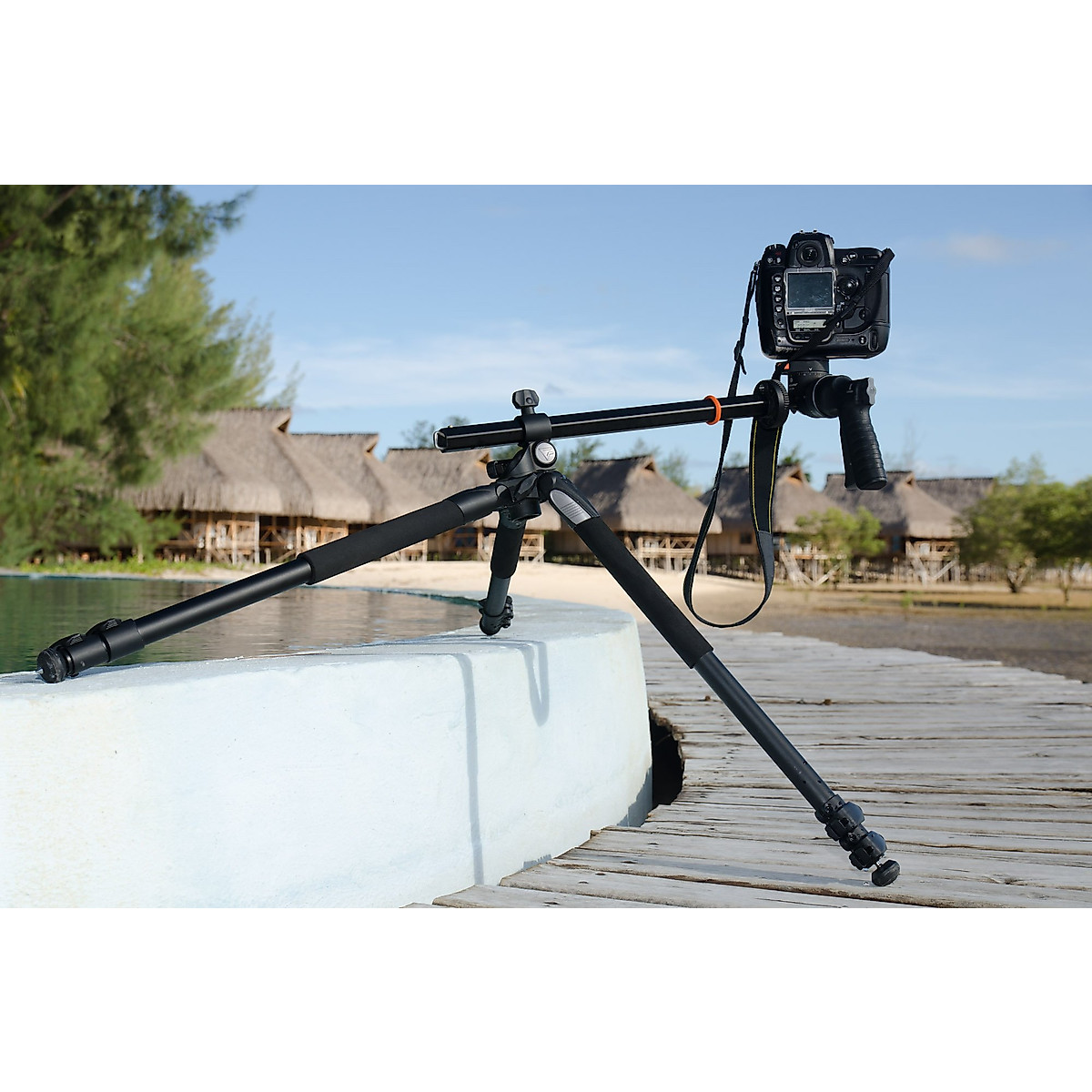 Vanguard Alta Pro 263AGH Aluminum Tripod with GH-100 Grip Head for Sony, Nikon, Canon DSLR Cameras,Black