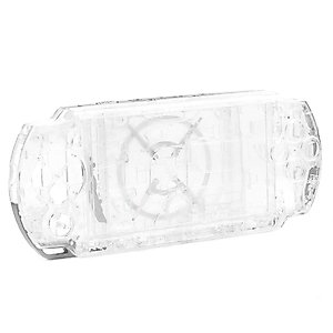 Replacement Full Housing Console Game Shell Case Cover Back Repair Parts for PSP 3000 ,Playstation Portable 3000 System , Shock Absorption and Anti Scratch Design Silver
