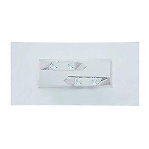 Acme Furniture Gianna Dining Table, Clear Glass & Stainless Steel