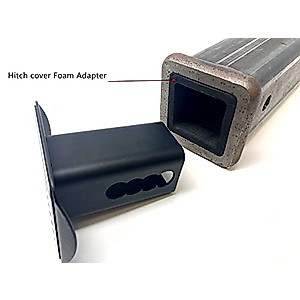eVerHITCH 3", 2.5" and 2" Adapter Insert for Adapting Hitch Cover to Various Size Hitch RECEIVERS, Fits 3", 2.5" and 2" Receivers