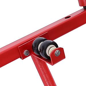 Steel Tubes Tire Dolly Carrying Tool,Dolly Tire Moving Tool Cart,Heavy Duty Adjustable Rolling Wheel Dolly for Shop,Garage