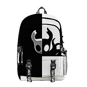 WZSMHFT Hollow Knight Merch Backpack Adjustable Strap Backpack Game Three piece Travel Backpack (Backpack1)