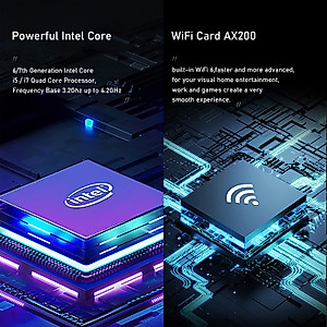 Lenovo ThinkCentre M710 SFF Desktop Intel i7-6700 16GB RAM 256GB NVMe SSD 2TB HDD Wireless Keyboard & Mouse Pad Built-in AX200 M.2 WiFi 6 Bluetooth Windows 10 Pro (Renewed)