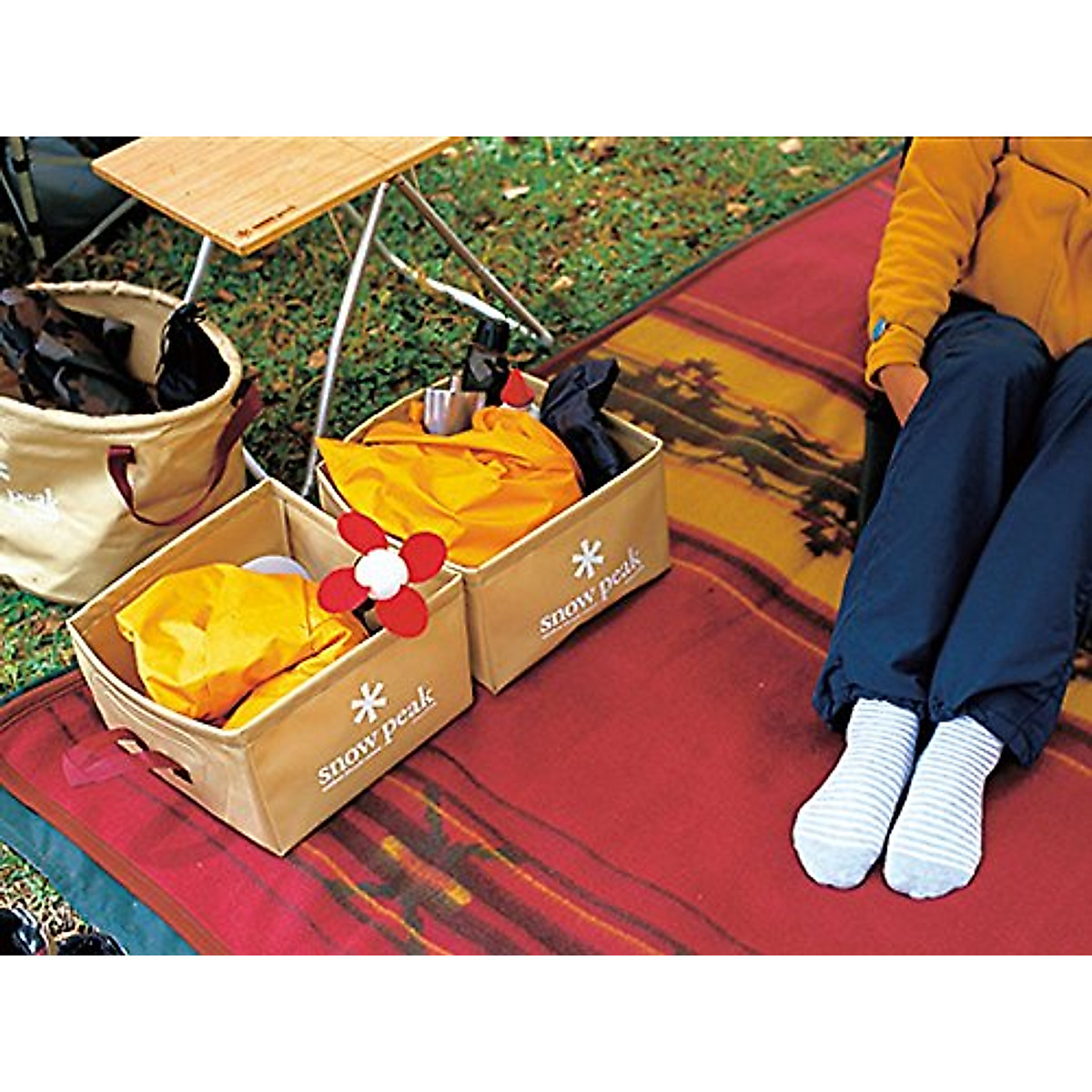 Snow Peak Pack Bucket - Made in the USA - 11.5 x 11.5 x 6.5 in