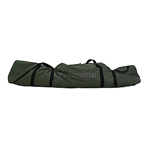 Gazelle T3X GT301GR 3 Person Pop Up Lightweight Portable 3 Season Camping Hub Tent with Easy Setup, Storage Pockets, and Gear Loft, Alpine Green