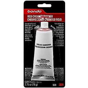 Bondo Red Cream Hardener, 00928, 2.75 oz