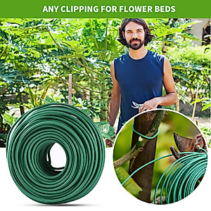 YDSL 88 feet Garden Flexible Wire, Soft Twist Plant Ties for Plant Vines and Office Organization (Diameter - 3MM)