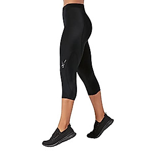 CW-X Women's Expert 3.0 Joint Support Compression Capri Tight, Black, Small