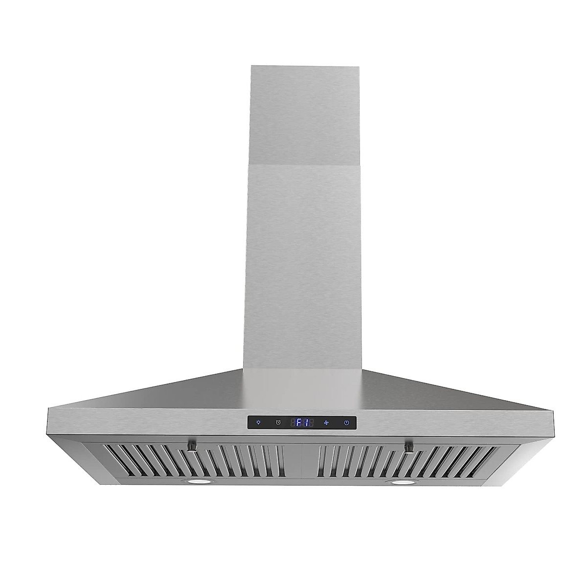Range hood 30 Inch, Convertible Kitchen Wall Mount Range Hood in Stainless Steel with 500CFM, LED Lights, Stainless Steel Filters,Touch Control and Carbon Filters
