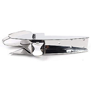 ISURE MARINE AISI 316 Stainless Steel Hinged Self-Launching Bow Anchor Roller with pivoting Dual-Roller 16.5'' for Marine Yacht Docking Accessories