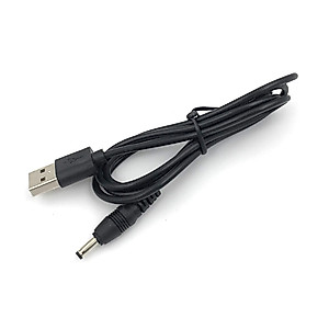 XCIVI Replacement USB Charging Cable for Fairywill/KIPOZI/Dnsly/Sboly Sonic Electric Toothbrush - 3 Feet (1 Meter) (Black)