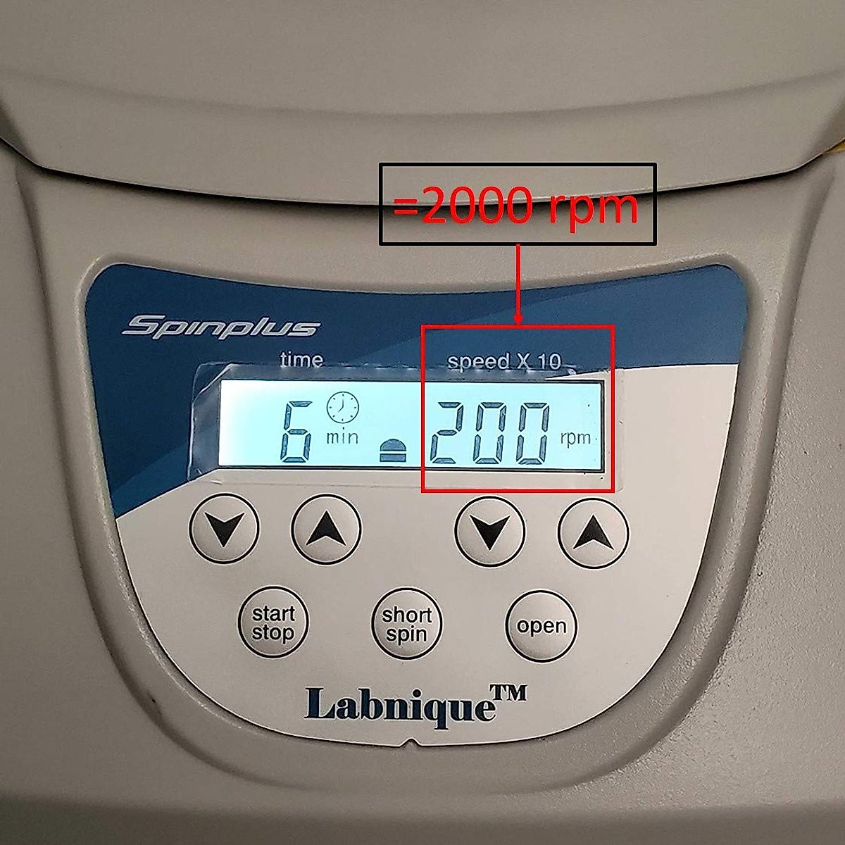 Digital Bench-top Centrifuge, 100-4000rpm, 8x15ml/10ml Rotor with Adapters for 7 ml and 5 ml Tubes