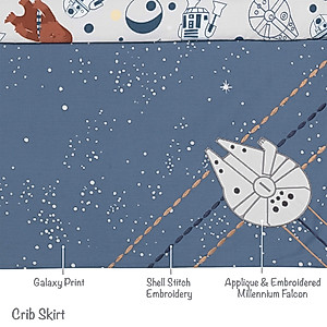 Lambs & Ivy Star Wars Signature Millennium Falcon 4-Piece Baby Crib Bedding Set