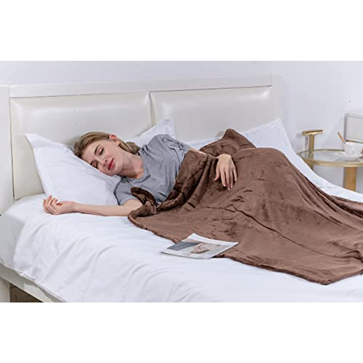 Throw Blanket for Couch 50 x 60 Inch Soft Sofa Blankets VENNERLI Lightweight Blanket for All Season Cozy Baby Swaddle Blankets Big Pets Blanket Fuzzy Blanket for Bed, Couch, Sofa, Living Room, Camping