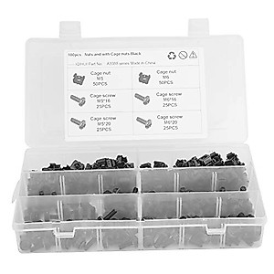 Cage Nuts Dependable Cage Screw Sturdy for Relaxing Riding for Protect Safety for Night Riding for Safe Riding