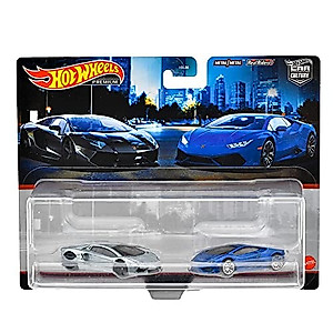 Hot Wheels Premium Car Culture 2-Pack Lamborghini Aventador Coupe and Lamborghini Huracán LP 610-4