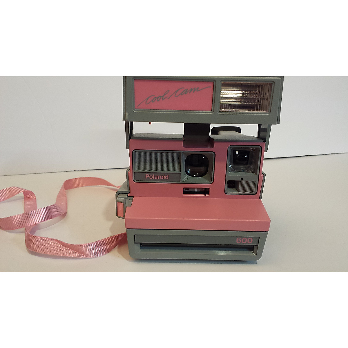 Vintage Polaroid Pink & Gray Cool Cam 600 Instant Camera
