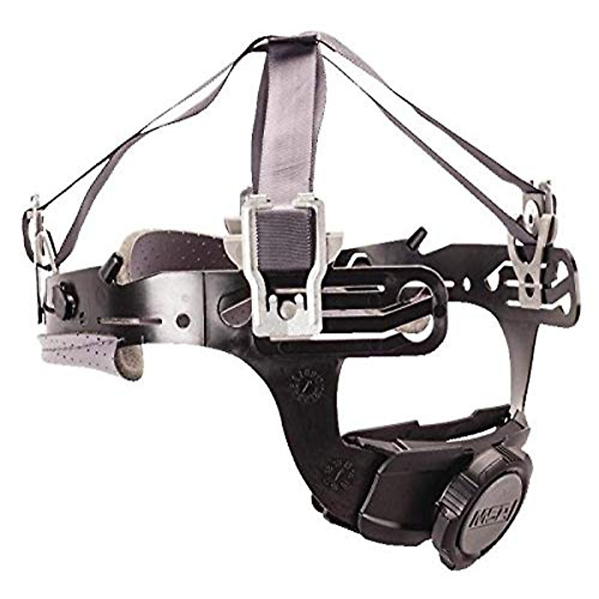 MSA 10126693 Fas-Trac III Replacement Suspension - 4-Point Attachment, Size: Large, Skullgard Helmet Accessory, Cap-Style Hard Hat Suspension, Adjustable Component, Replaceable & Durable Gear, BLACK