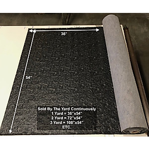 Tooled Faux Leather Western Cowboy, Embossed Vinyl, Craft DIY and Upholstery Pleather Fabric - by The Yard (Black) 54 Inches