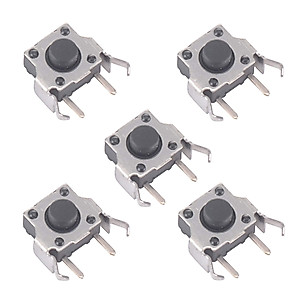eXtremeRate 5 Pcs Replacement 4 Pin Left Right Shoulder Trigger L/R Key Button Micro Switch for Gameboy GBA SP Game Console