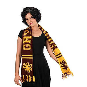 elope Harry Potter Gryffindor House Reversible Knit Scarf for Adults and Kids Standard