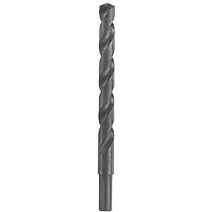 BOSCH BL2156 1-Piece 29/64 In. x 5-5/8 In. Fractional Jobber Black Oxide Drill Bit for Applications in Light-Gauge Metal, Wood, Plastic