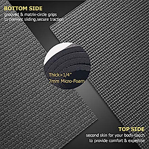 GXMMAT Extra Large Yoga Mat 6'x8'x7mm, Thick Workout Mats for Home Gym Flooring, Non-Slip Quick Resilient Barefoot Exercise Mat, Non Toxic Ultra Comfortable Cardio Mat for Pilates, Stretching, Fitness