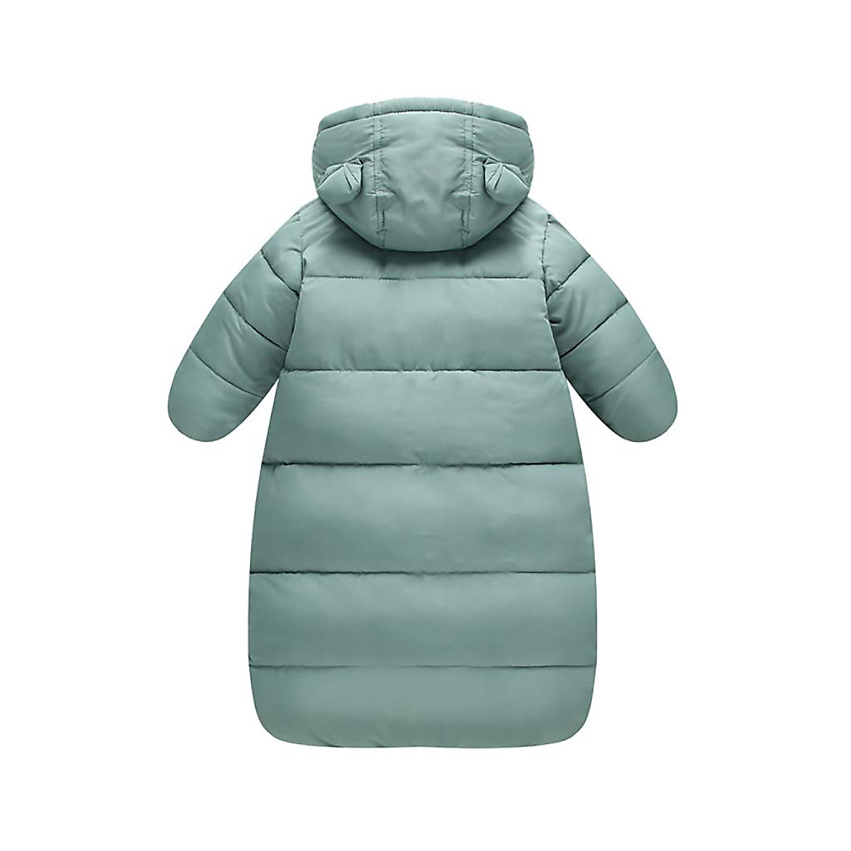 EsTong Baby Sleeping Bag Newborn Hooded Pram Bag Girls Boys Snowsuit Bunting Green L
