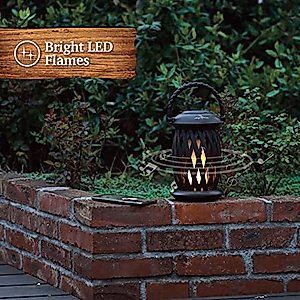 Margaritaville Tiki Torch - Waterproof Bluetooth Speaker, Portable Party Speaker with Flickering LED Lights, Perfect for Travel, Parties, Yards, and Pools