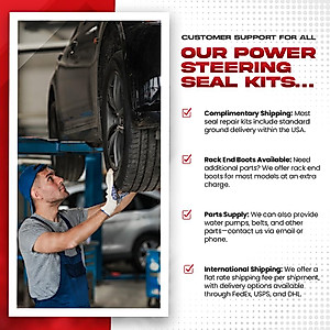 Power Steering Seals - Precision Fit Power Steering Pump Seal Kit | O-Ring And Sealing Kit for Toyota Celica Supra 1982-1985 | Complete Steering Parts Seal Replacement