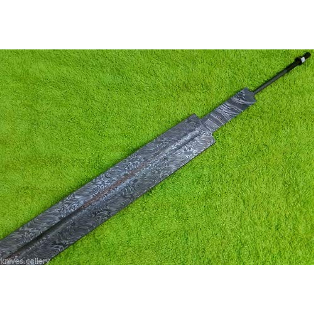 Damascus Steel Blank Blade Custom Handmade 32" Damascus Sword Blank Blade for knife making
