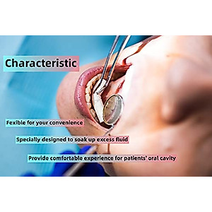 1000 Pcs Dental Gauze Rolls, Rolled Cotton Ball, Cottons Pads for Dentists, Good Absorbent Nose Plugs for Kids Adults, Nosebleed, Wound, Dental Accessories, Mouth Gauze, Non Sterile (0.3/1.5 inch)