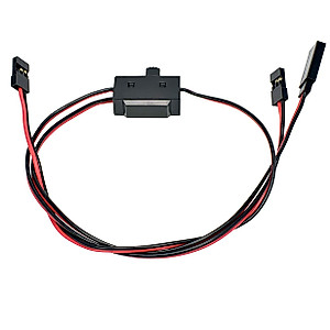 3Pack ShareGoo JR Style 3 Way Power On Off Switches RC Switch Receiver for RC Car Truck Airplane Helicopter,11.8"