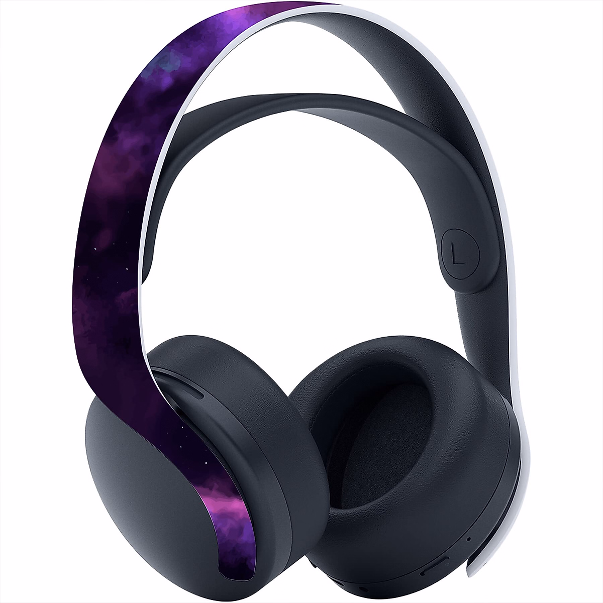 PlayVital Purple Deep Space Full Set Skin Decal for ps5 Console Disc Edition, Sticker Vinyl Decal Cover for ps5 Controller & Charging Station & Headset & Media Remote