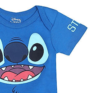 Disney Lilo & Stitch Boys Short Sleeve Bodysuit and Pants Set for Newborn and Infant