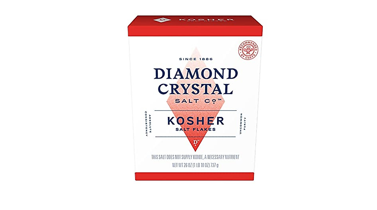 Diamond Crystal Kosher Salt Flakes - Pure, Less Sodium, 26 Oz