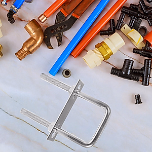 Angoily U Bolt Clamp U Bolts U-bolts for Boat U Bolt for Hardwares Trailer U-bolts Heavy Duty U-bolts Trailers Nuts U Shaped Tubes Bolts Lug Nut Galvanized Steel Mechanical Screw