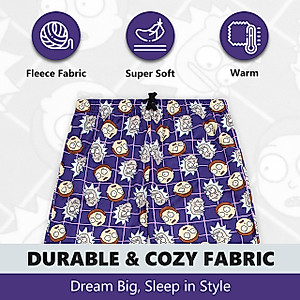 Handcraft Mens Pajama Pants for Men, Mens Lounge Pants, Gifts for Men, Rick and Morty Men's Pajama Bottoms