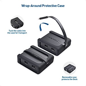 Cable Matters Dual Monitor USB C Hub (USB C Dock) with Dual 4K DisplayPort, 2X USB 2.0, Ethernet, and 60W Charging - Thunderbolt 4 / USB4 / Thunderbolt 3 Port Compatible for Windows and Linux