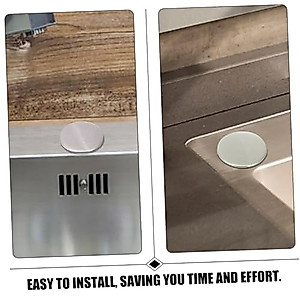 WHAMVOX 2pcs Kitchen Hole Plug Bath Tap Hole Cover Faucet Hole Caps Tap Hole Stopper Sink Hole Stopper Bathroom Sink Cover Sink Sprayer Hole Cover Kitchen Sink Plugs for Holes Plastic