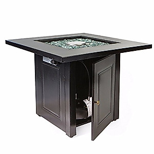 Barton 46,000BTU Firepit Propane Outdoor Gas Fire Pit Table Ignition Control Garden Firepit Heater Backyard