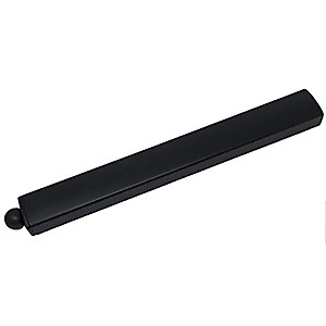Nincrane Telescoping Valet Bar Matte Black by Cabinet Organizers